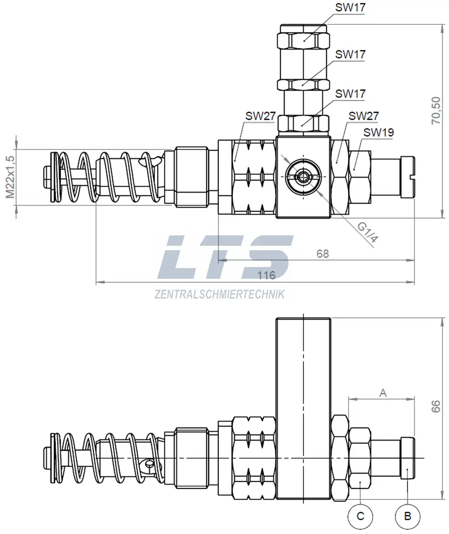 Pumpenelement verstellbar - LTS Zentralschmiertechnik GmbH